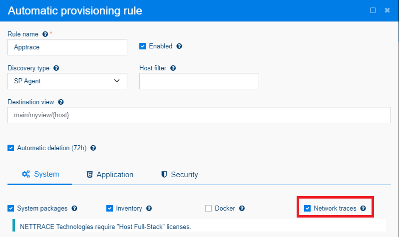ServicePilot Application monitoring | ServicePilot