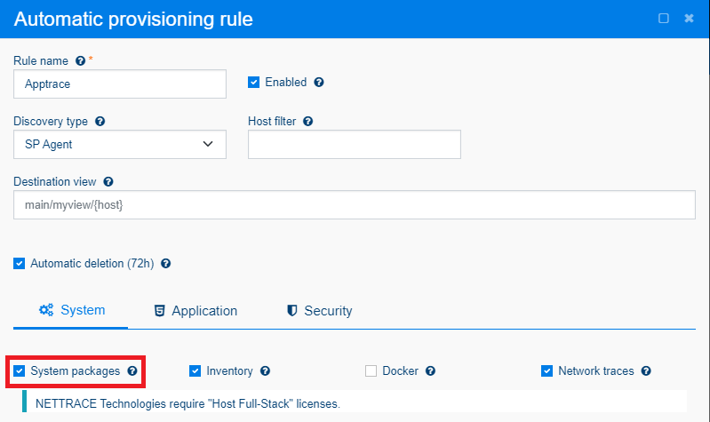 ServicePilot Application monitoring | ServicePilot